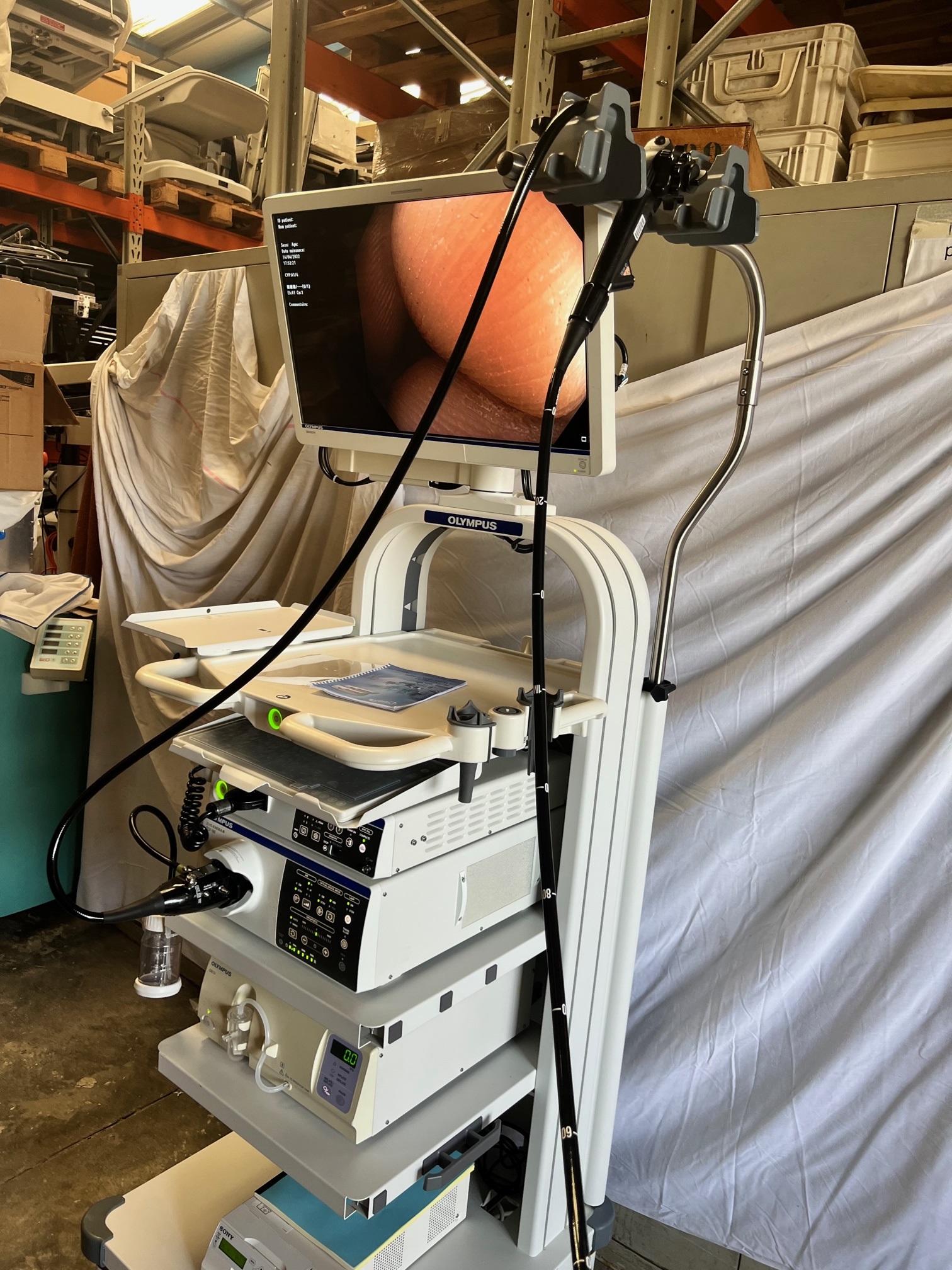 Colonne endoscopie Olympus Exera III - 190 reconditionné et occasion ...