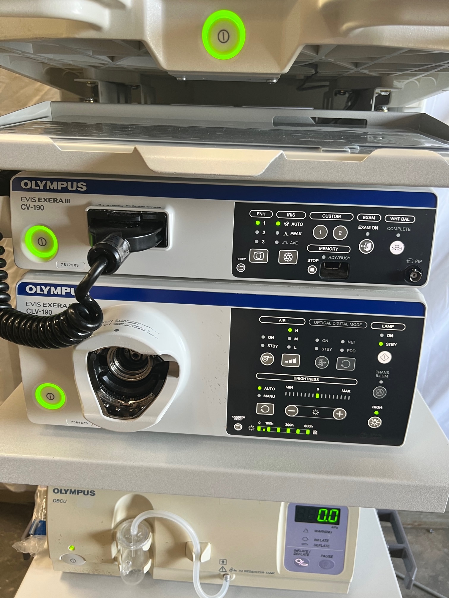 Colonne endoscopie Olympus Exera III - 190 reconditionné et occasion ...