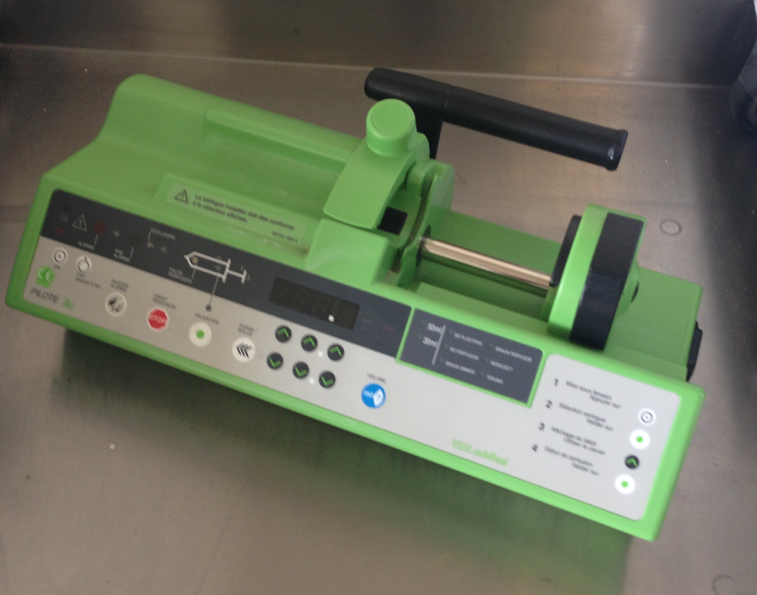 Pousse seringue Vial Pilote A2 reconditionné et occasion- Sept Médical ...