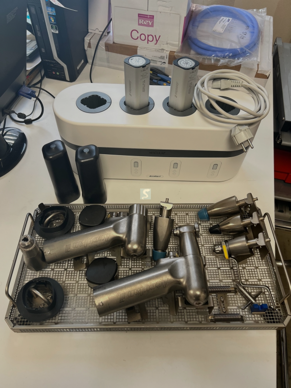 Ensemble Moteur Aesculap Acculan 3Ti à batterie composition 3 ...