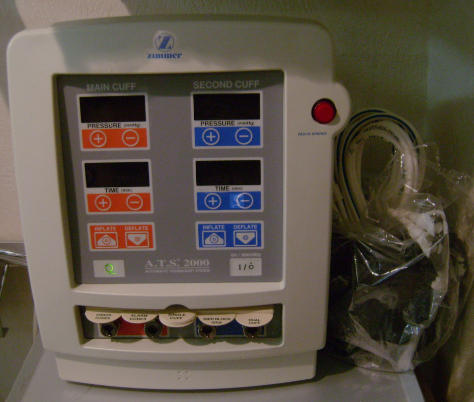 Garrot ZIMMER ATS 2000 reconditionné et occasion- Sept Médical ...